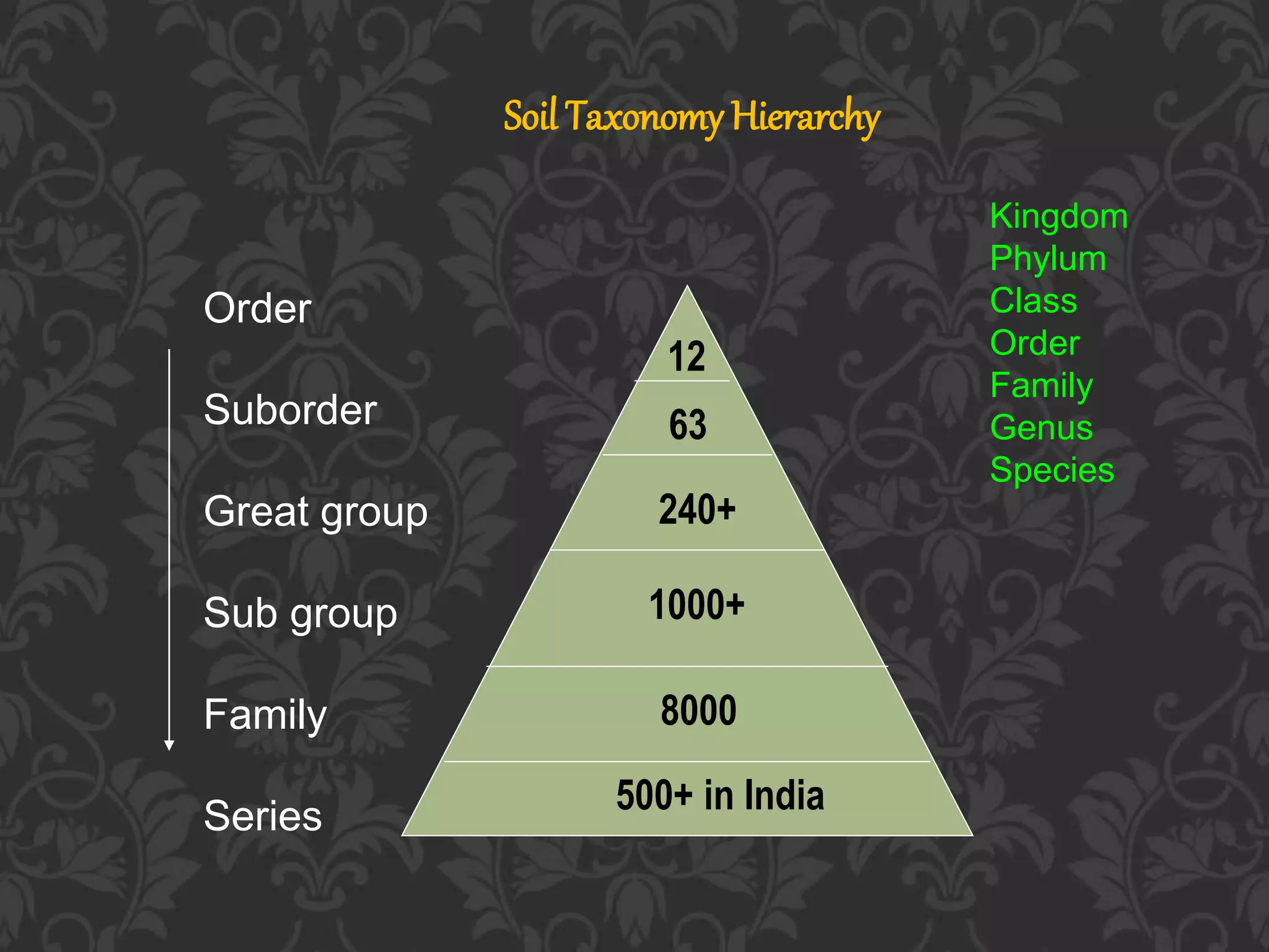 Soil formation, Soil forming factors, Soil Classification, Soil orders ...