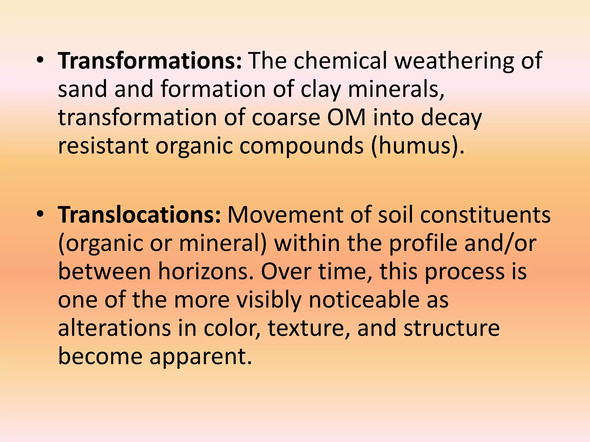 Soil Forming process.pptx | Gardening | Home & Garden