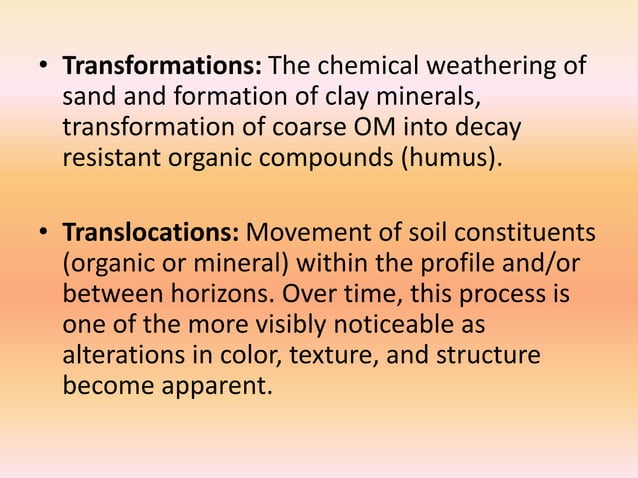 Soil Forming process.pptx | Gardening | Home & Garden