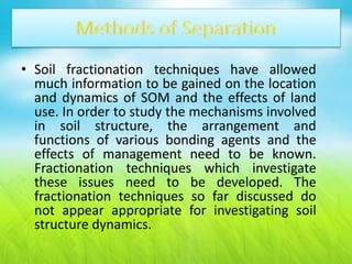 Soil fractionation study | PPTX