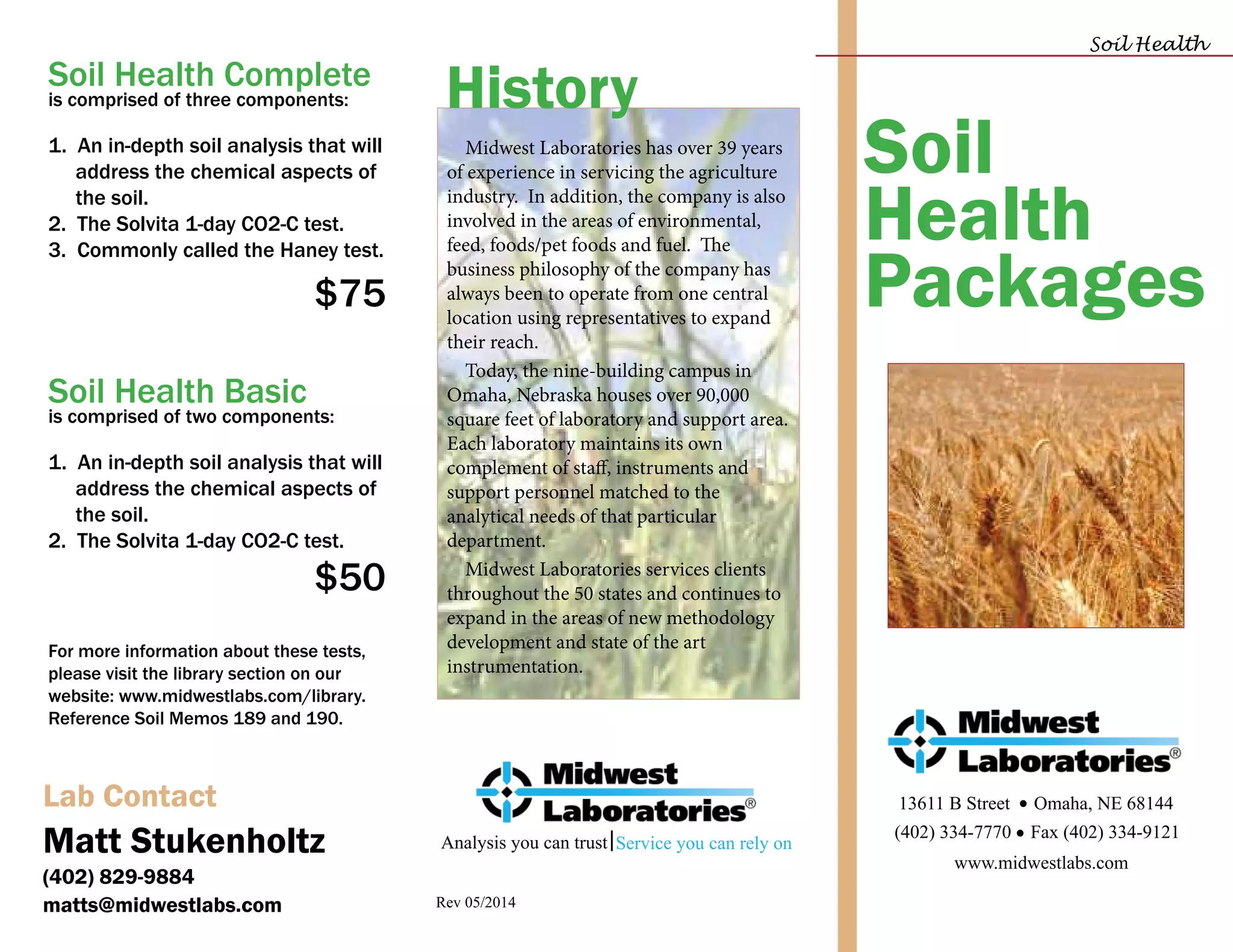 Soil Health Test Brochure | PDF