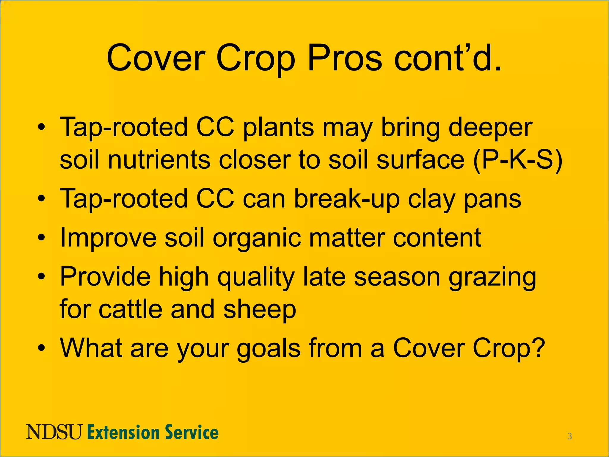 Soil Health – Cover Crops – Relay Cropping | PPTX