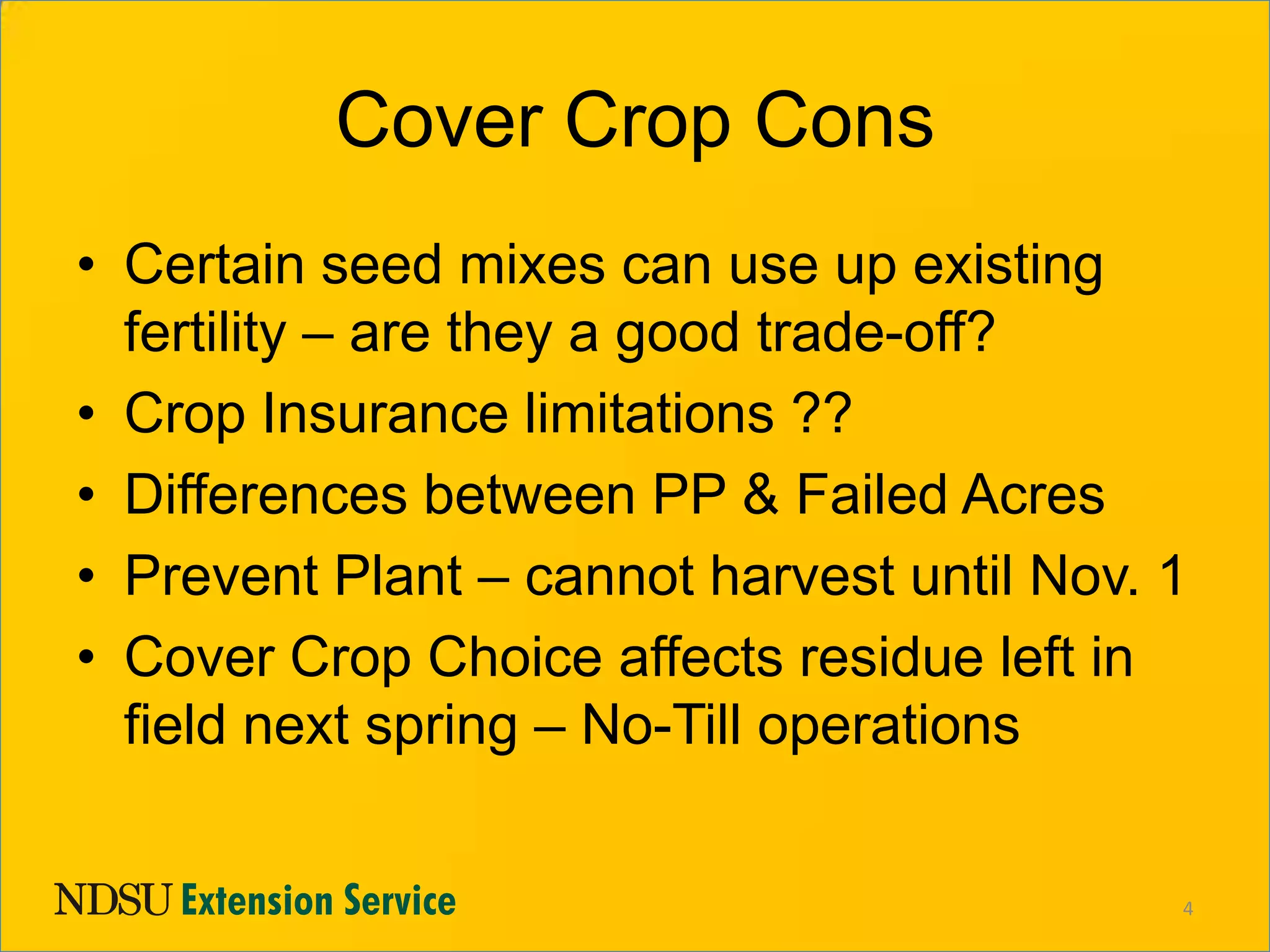 Soil Health – Cover Crops – Relay Cropping | PPTX