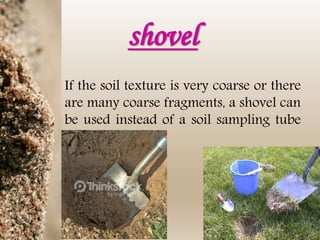 Soil horizons and soil sampling methods | PPTX