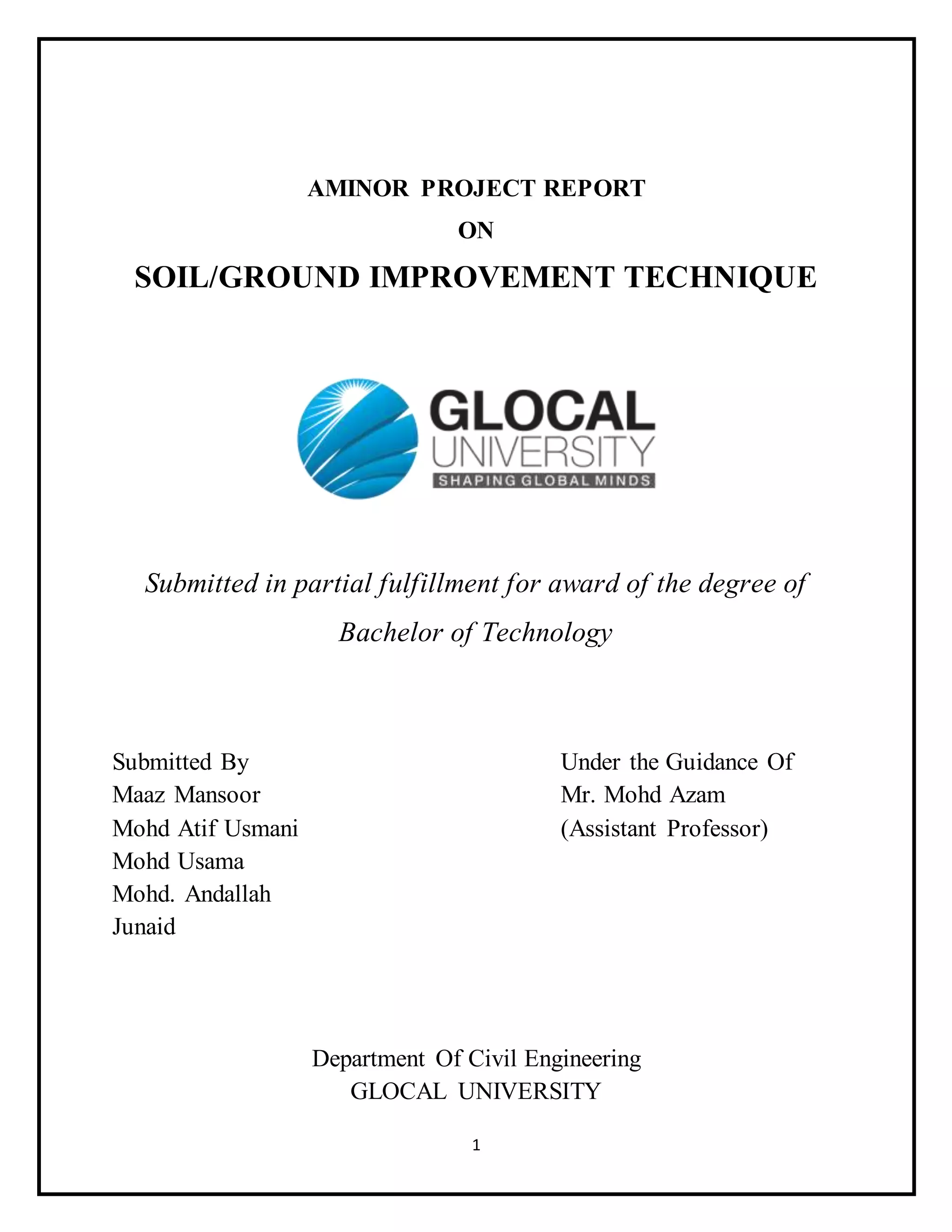 Soil improvement report final | DOCX