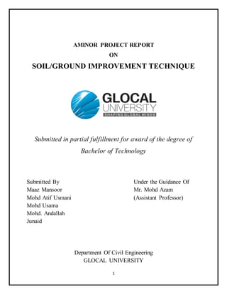 Soil improvement report final | DOCX