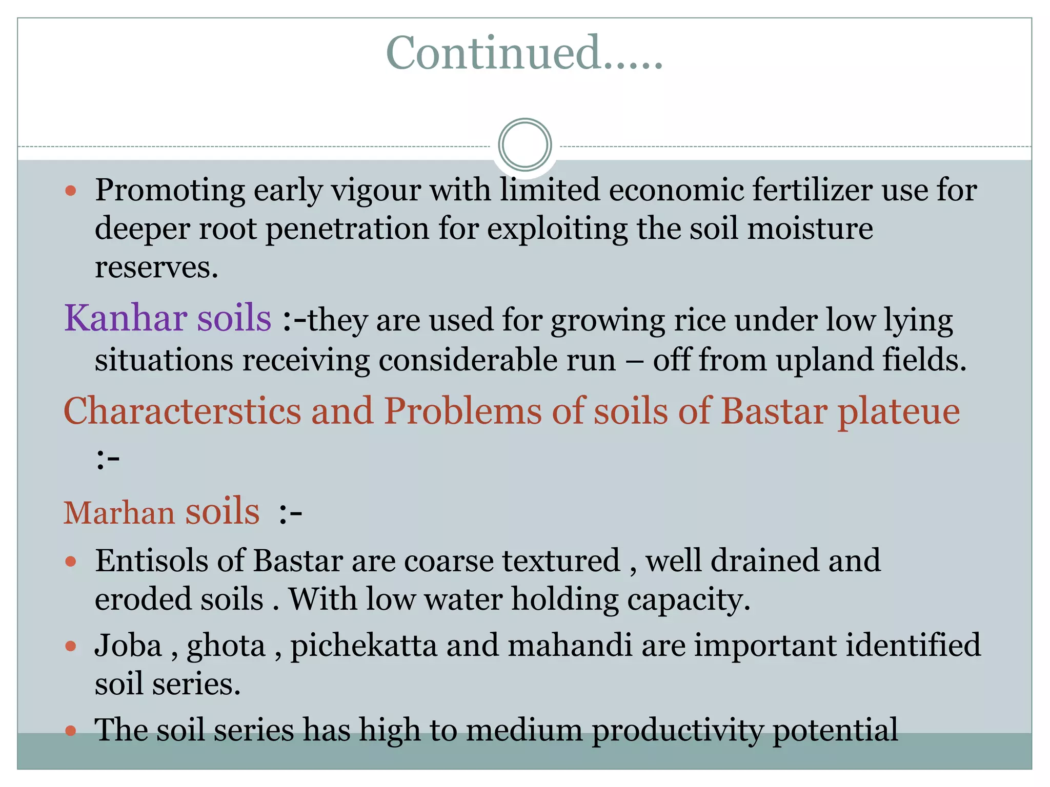 Soil in Chhattisgarh (IGKV RAIPUR. C.G) | PPTX