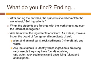 Soil Ingredients | PPTX