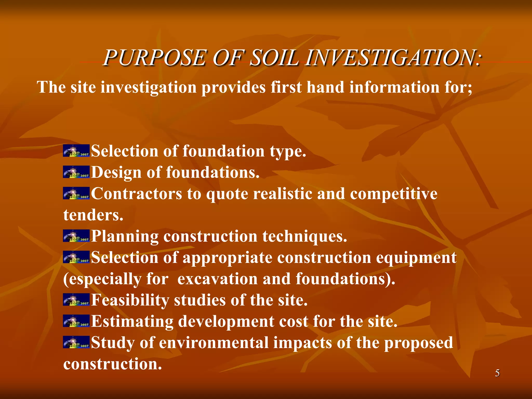 Soil investigation | PPT