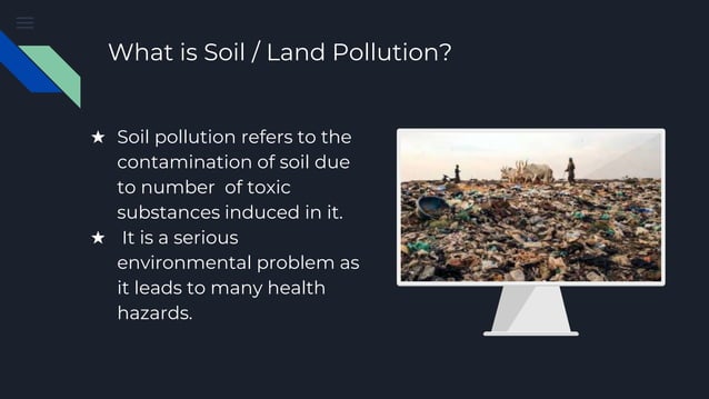 Soil or Land Pollution | PPT