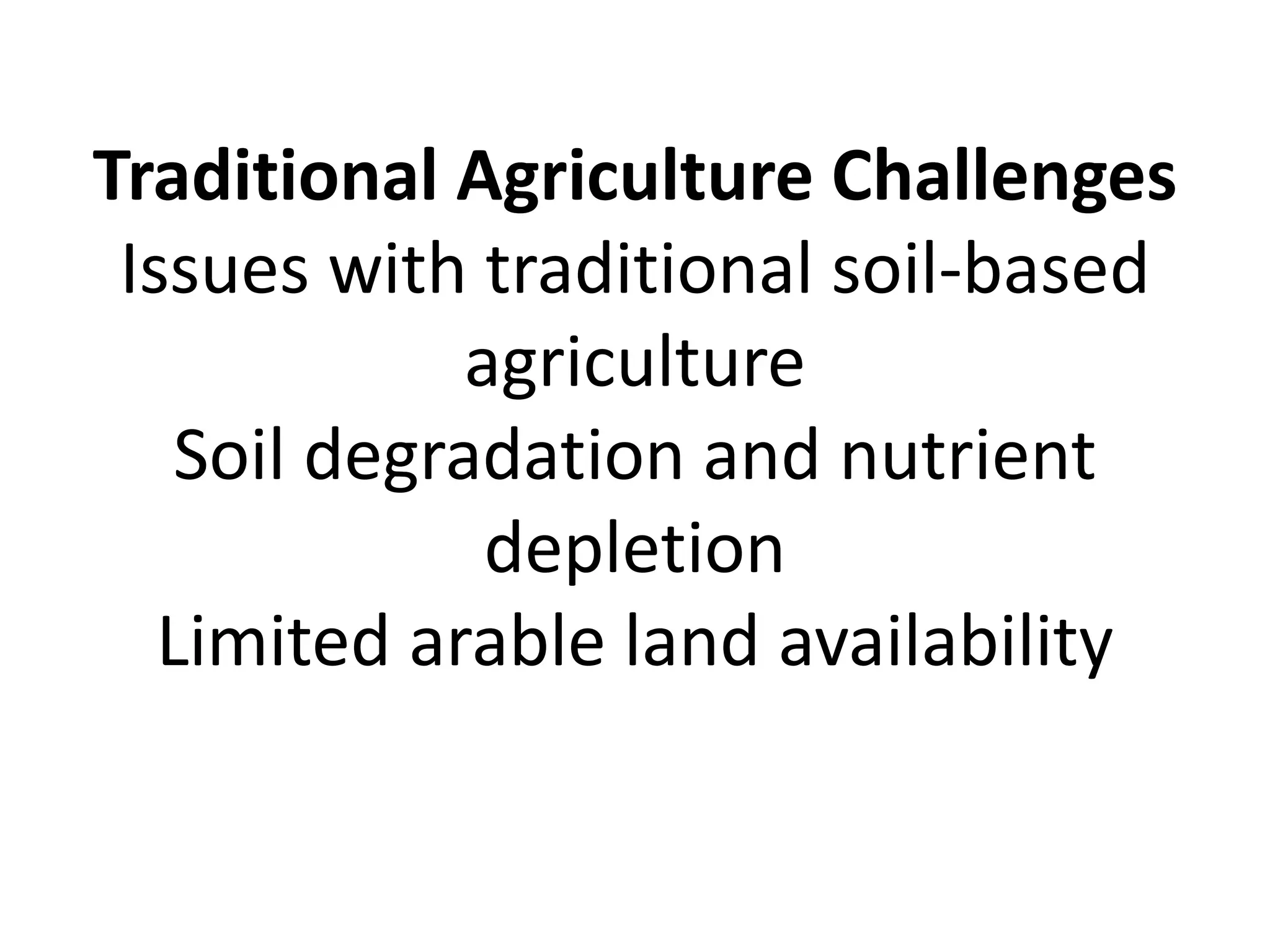 Modern concept of farming: Soil Less cultivation.pptx