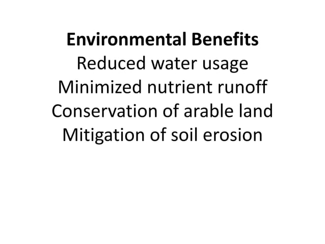 Modern concept of farming: Soil Less cultivation.pptx | Agriculture ...