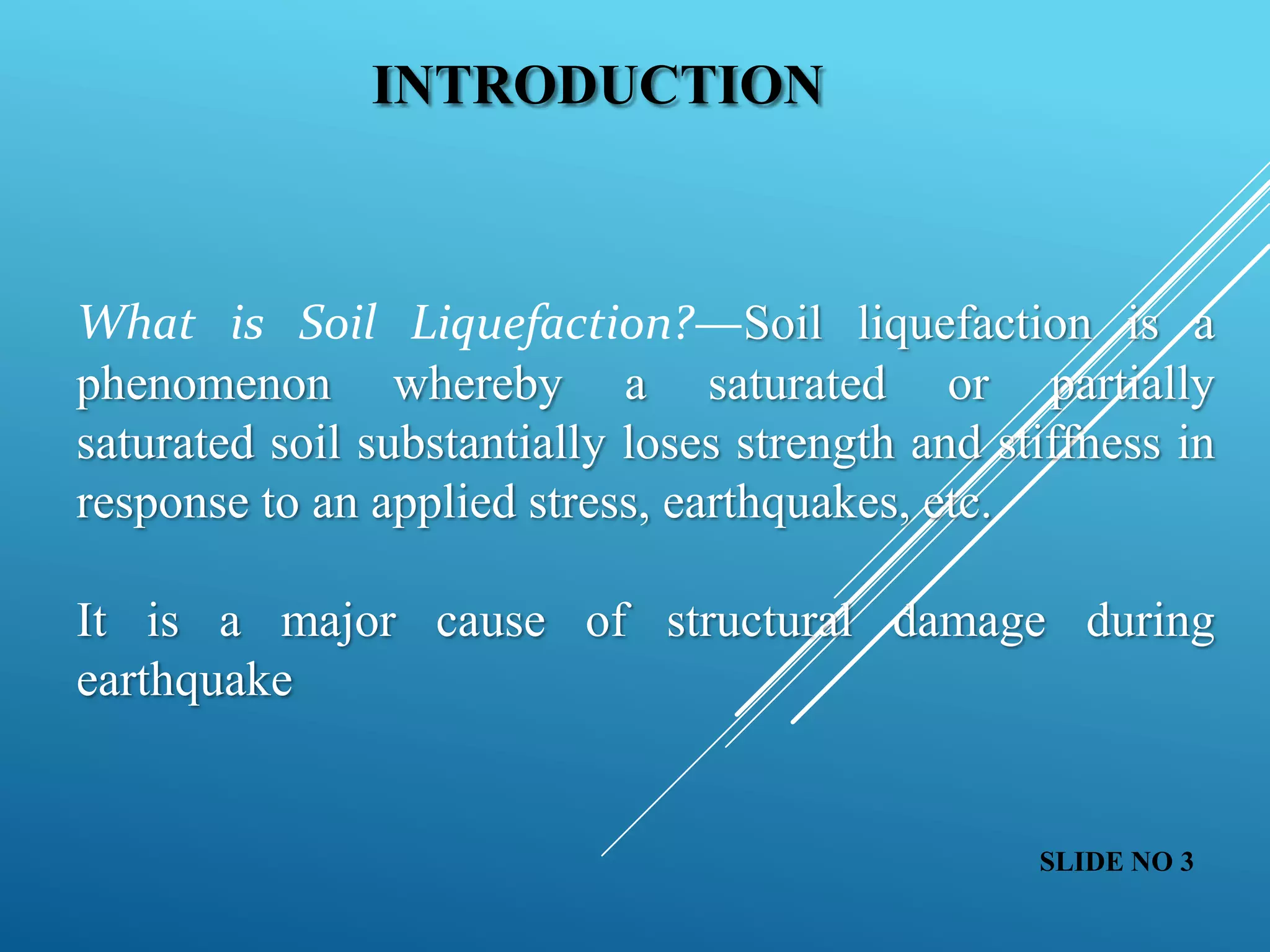 Soil liquefaction | PPTX