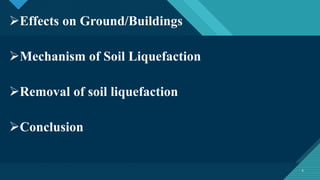 Soil Liquifaction | PPTX | Geology | Science