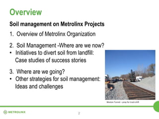 Soil management at metrolinx | PDF