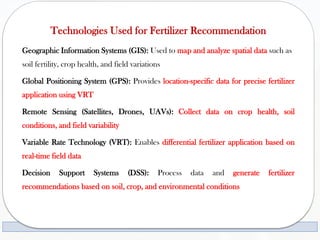 Soil mapping; Fertilizer recommendation using geospatial technologies.pdf