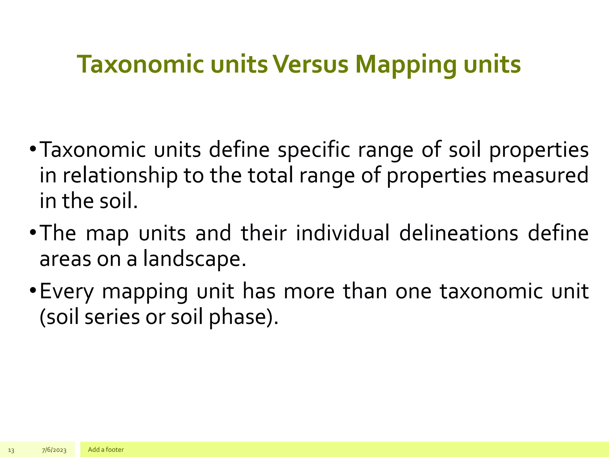 Soil Mapping Units | PPTX