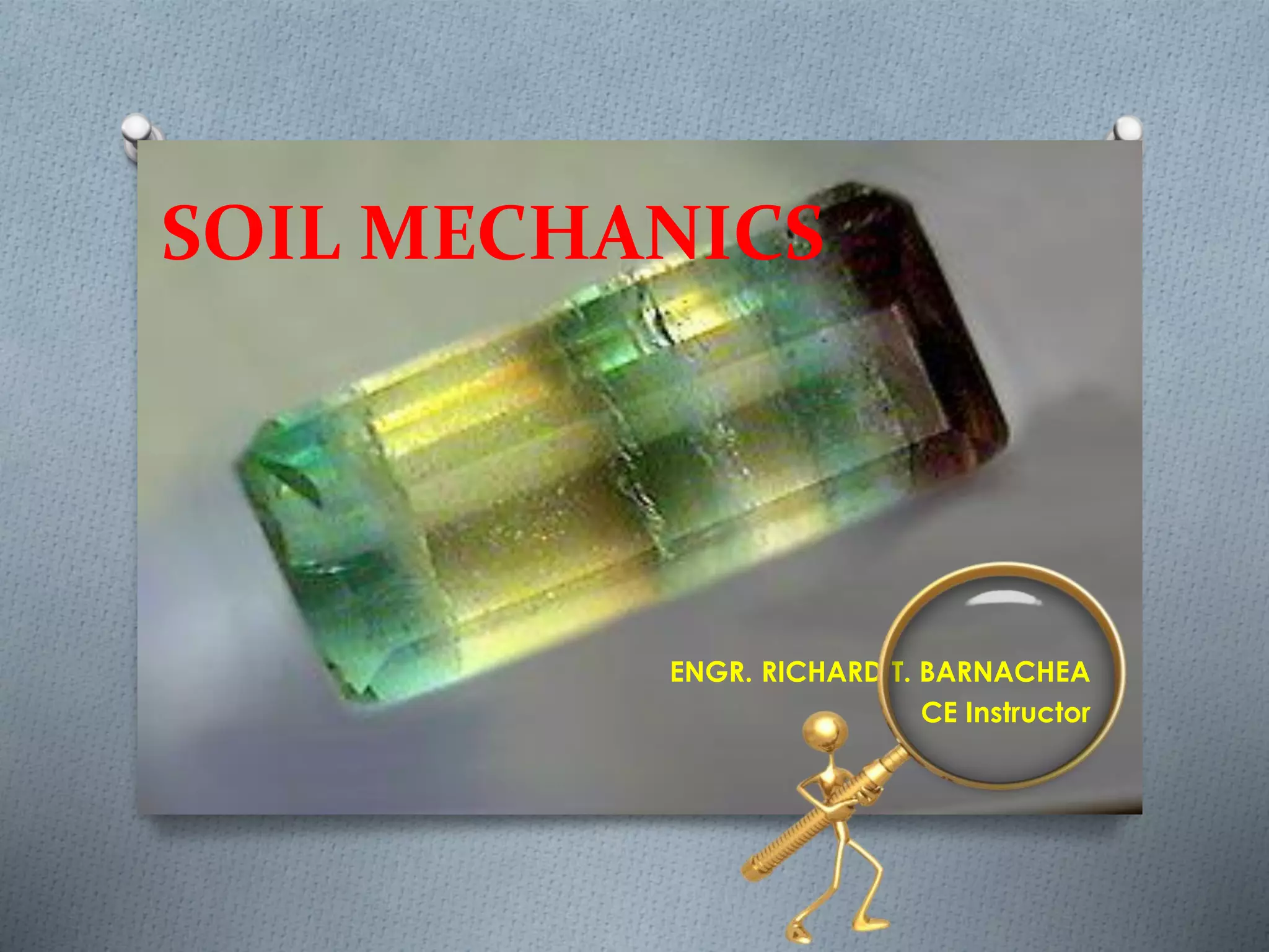 Soil mech. lec. ppt | PDF | Geology | Science