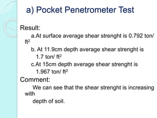 DETERMINATION OF SOIL RESISTANCES: | PPTX