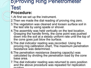 DETERMINATION OF SOIL RESISTANCES: | PPT