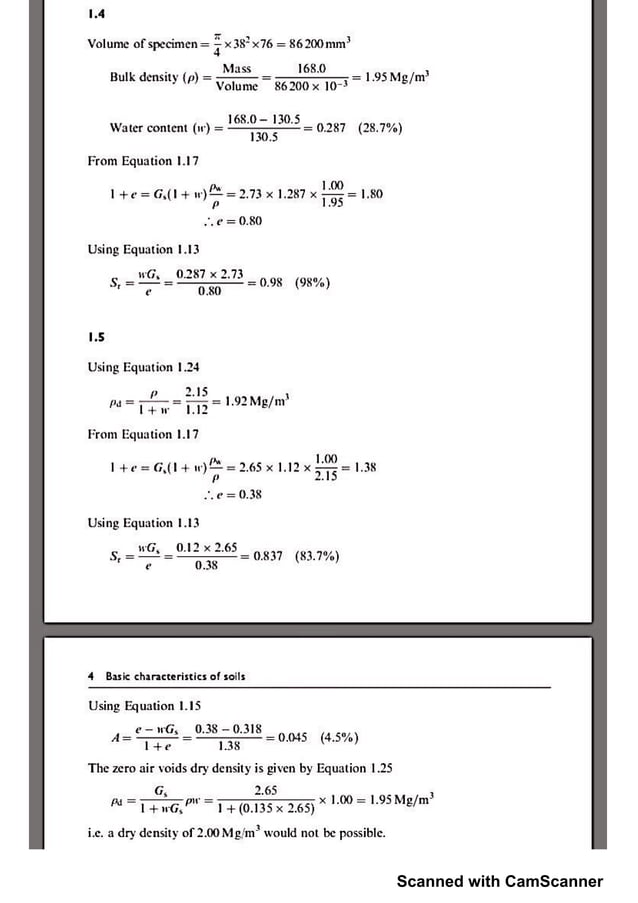 Soil Mechanics (Problems & solutions) | PDF | Cameras and Camcorders ...