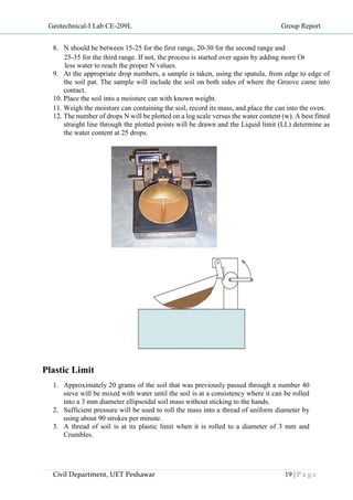 Soil mechanics(geotechnical engg) lab report | PDF