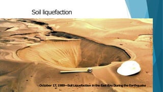 liquefaction of soil | PPTX