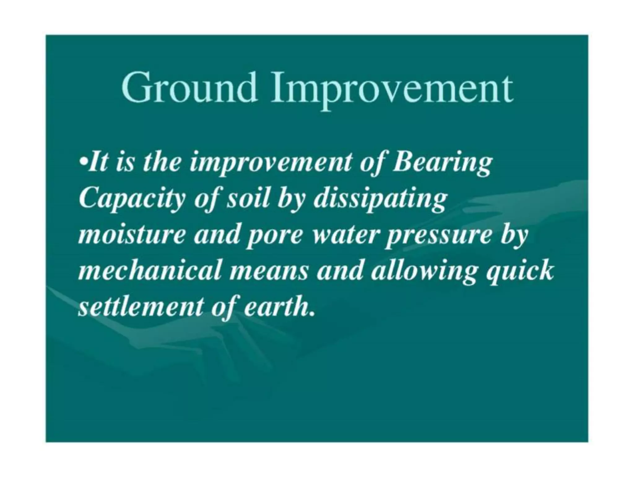 A case study on Ground improvement using Prefabricated Vertical Band ...