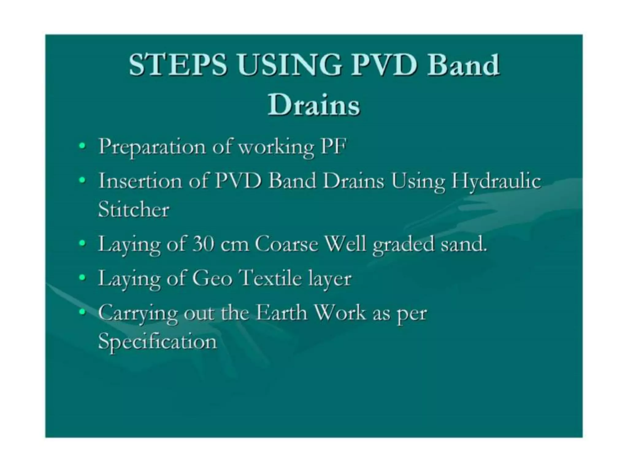 A case study on Ground improvement using Prefabricated Vertical Band ...