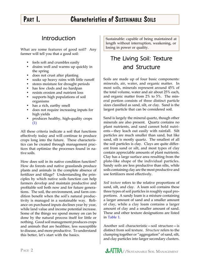 Sustainable Soil Management | PDF