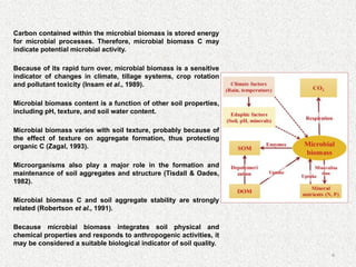 SOIL MICROBIAL BIOMASS CARBON AND NITROGEN | PPTX