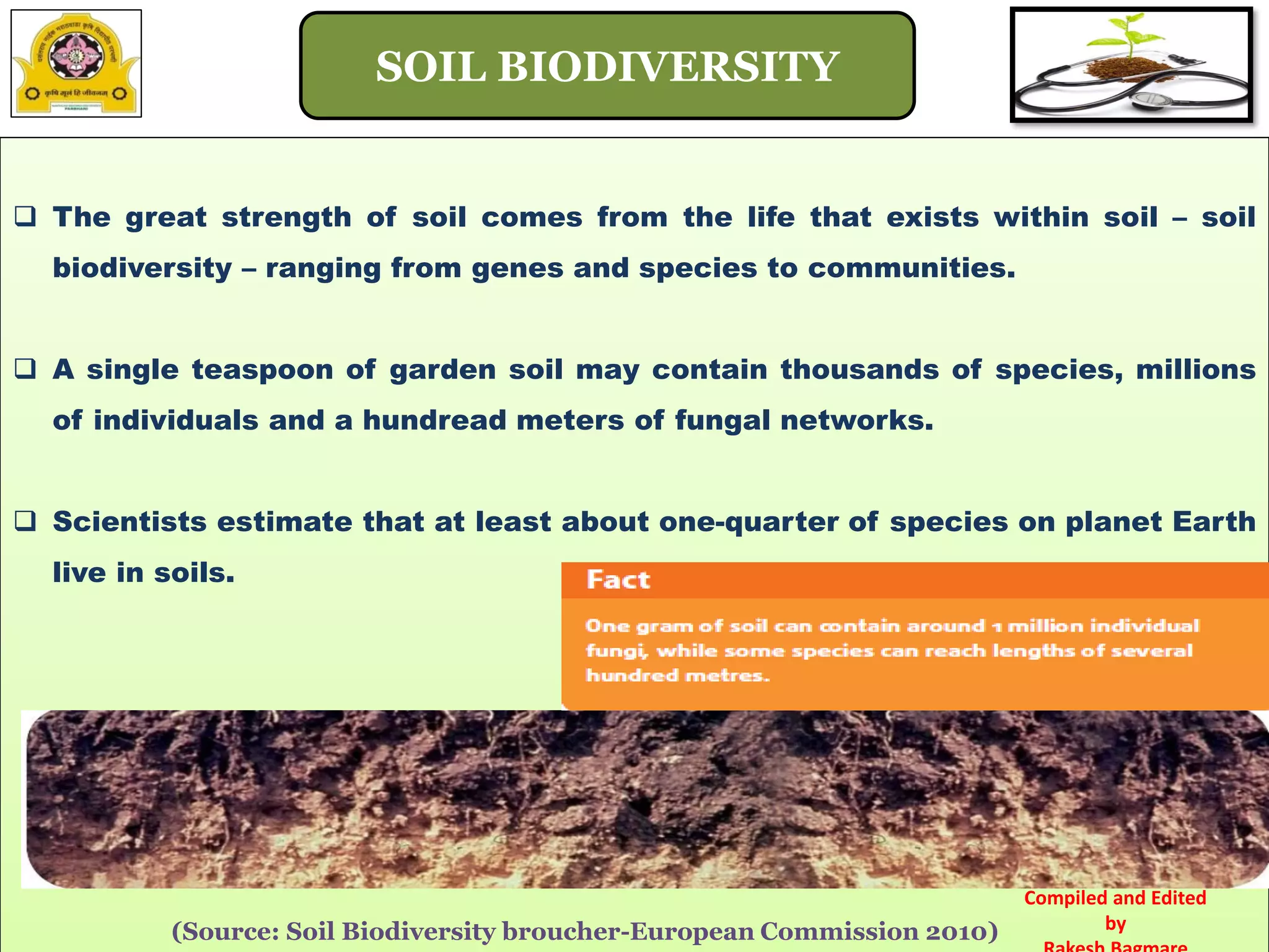 Soil microbiological research with thrust to soil health | PDF