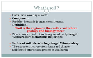 Soil Importance Definition Example Functions Various Types Of Micro