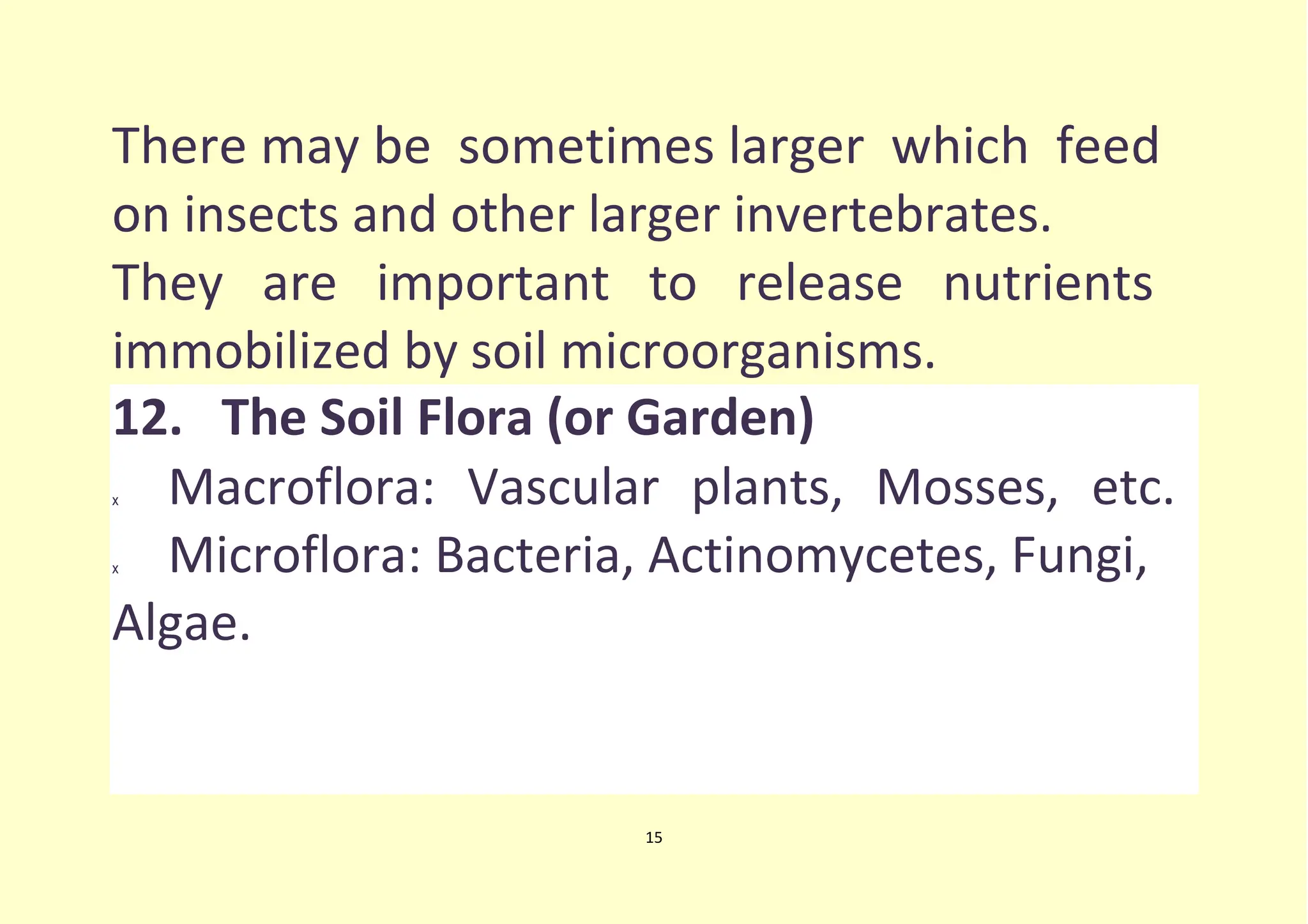 Soil microbiology- Microbes Associated with Soil | PDF