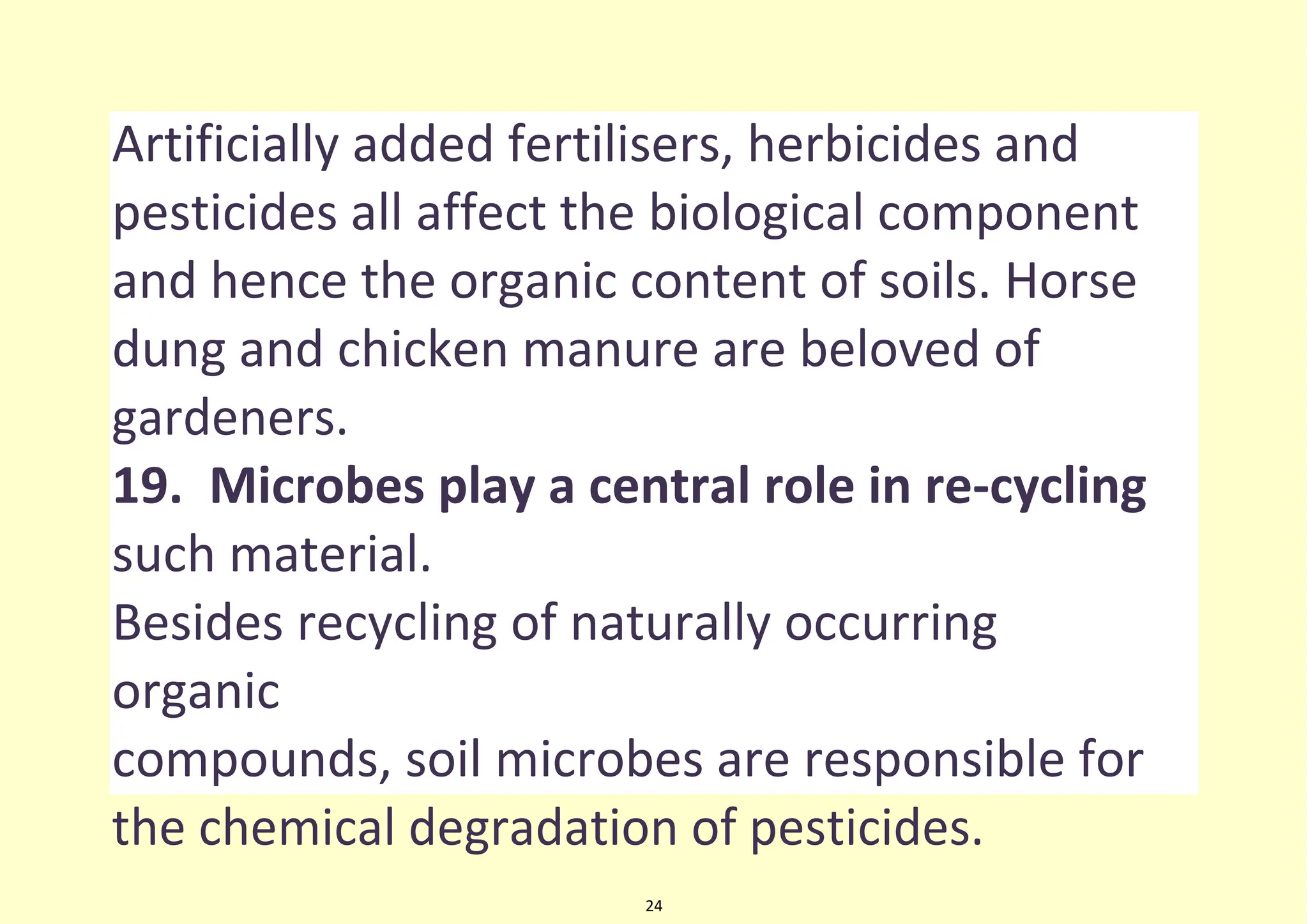 Soil microbiology- Microbes Associated with Soil | PDF