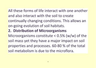 Soil microbiology- Microbes Associated with Soil | PDF