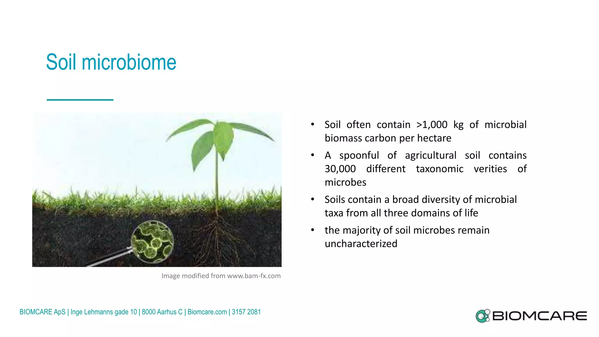 Soil microbiome webinar - jan 2022 | PPTX