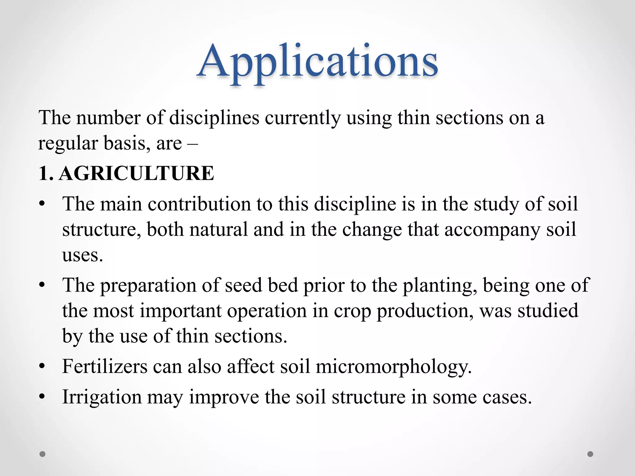 Soil micromorphology | PPTX