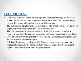 Soil micromorphology | PPTX