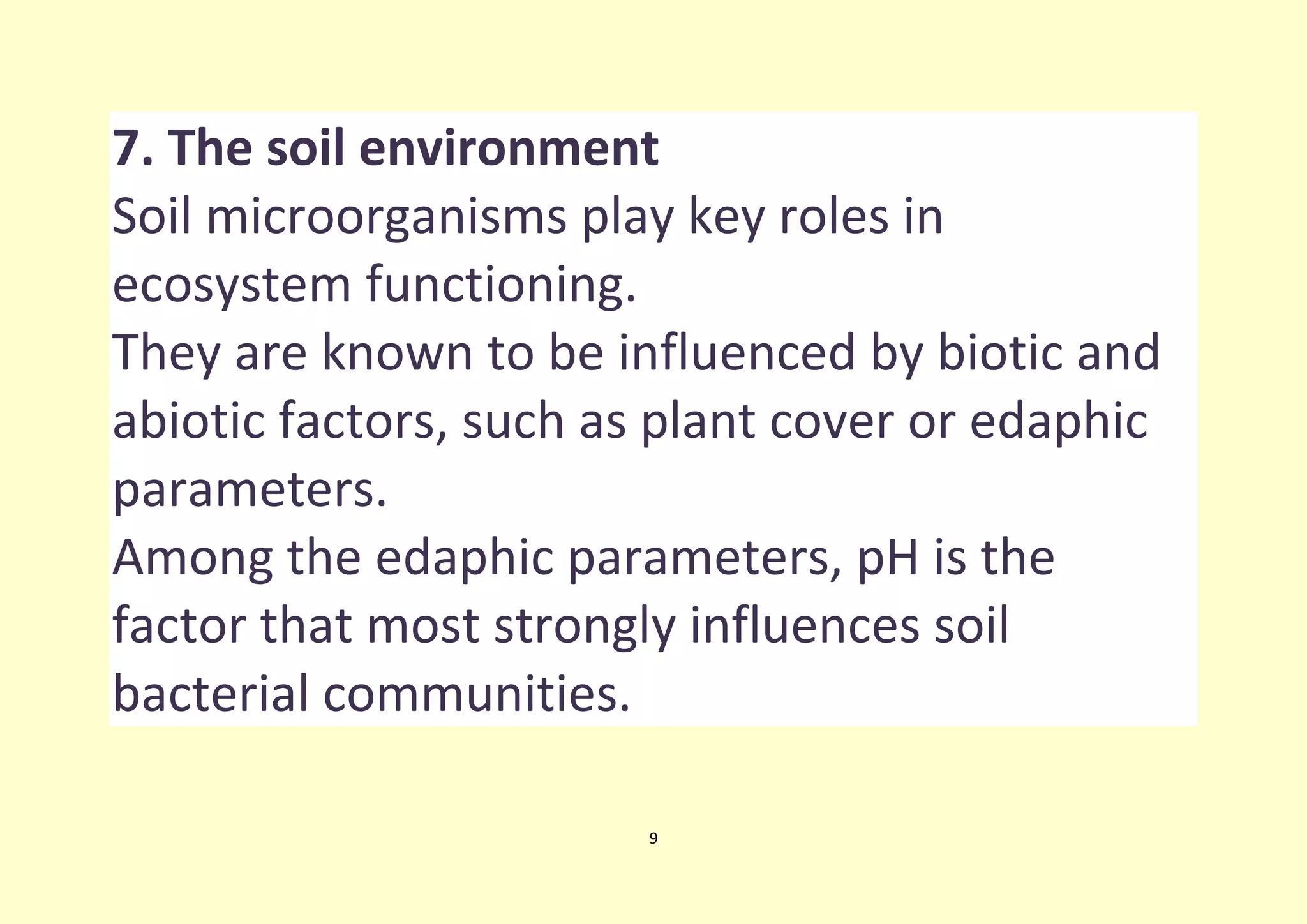 Soil microorganisms | PDF