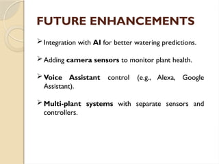 soil moisture sensor using arduino uno prject | PPT