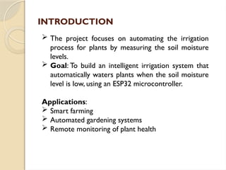 soil moisture sensor using arduino uno prject | PPT