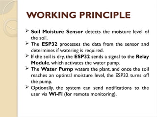 soil moisture sensor using arduino uno prject | PPT