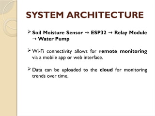 soil moisture sensor using arduino uno prject | PPT