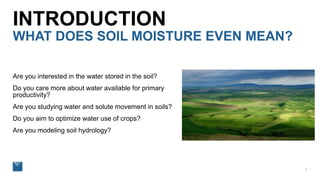 Soil Moisture 101: Need-to-know Basics | PPTX