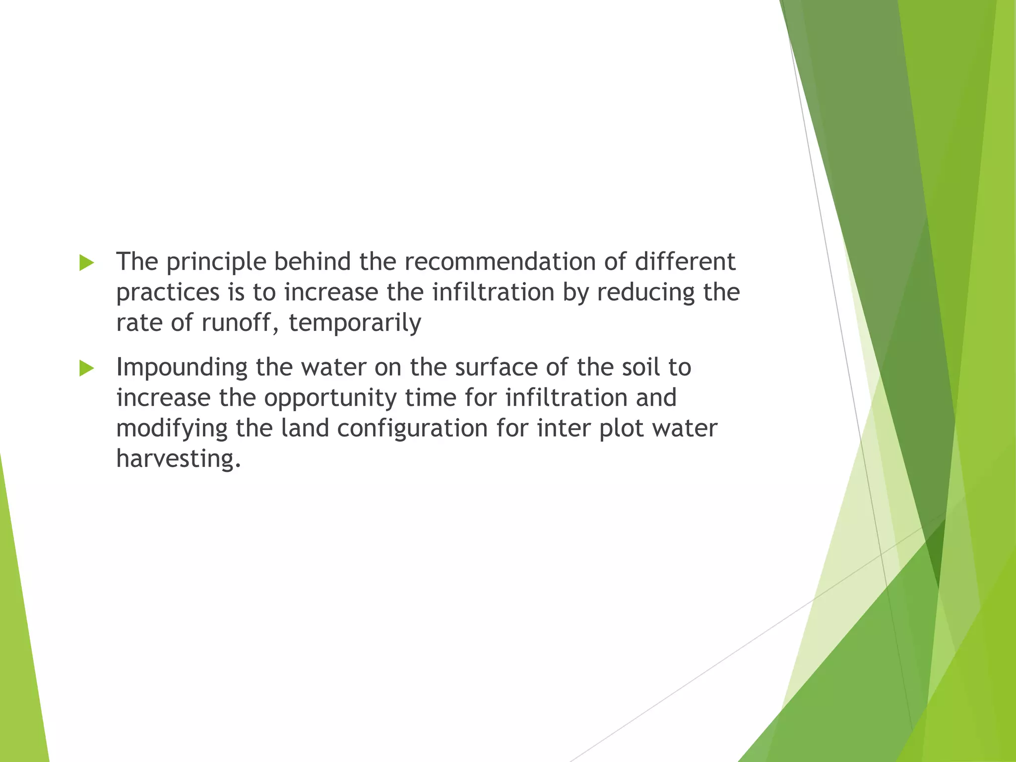 Soil moisture conservation techniques | PPTX
