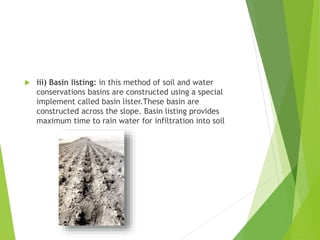 Soil moisture conservation techniques | PPTX