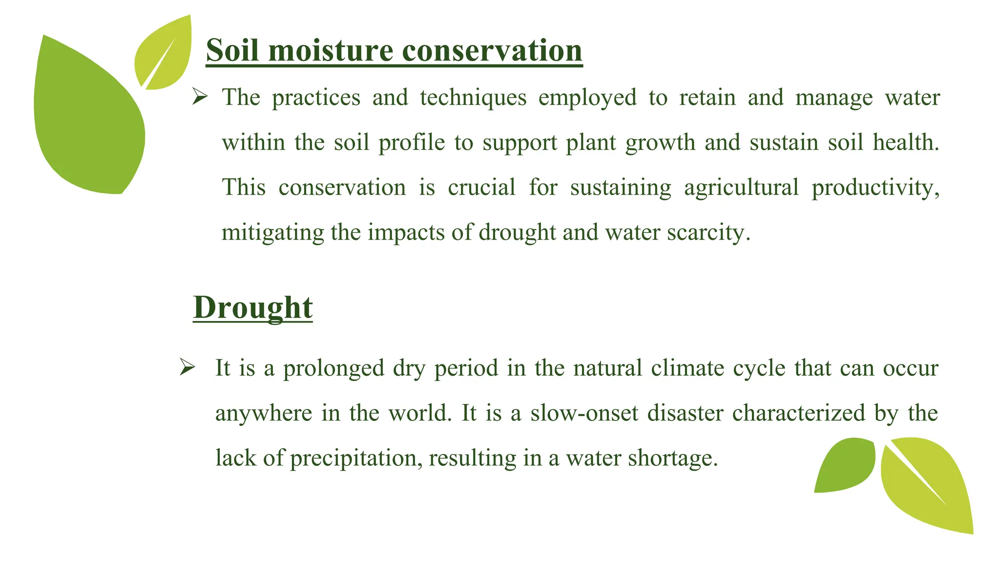soil moisture conservation for drought management.pptx