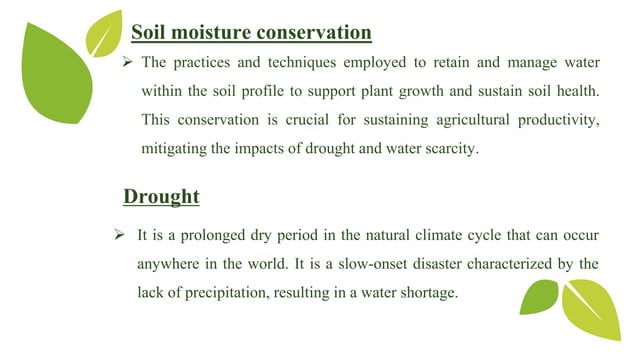 soil moisture conservation for drought management.pptx