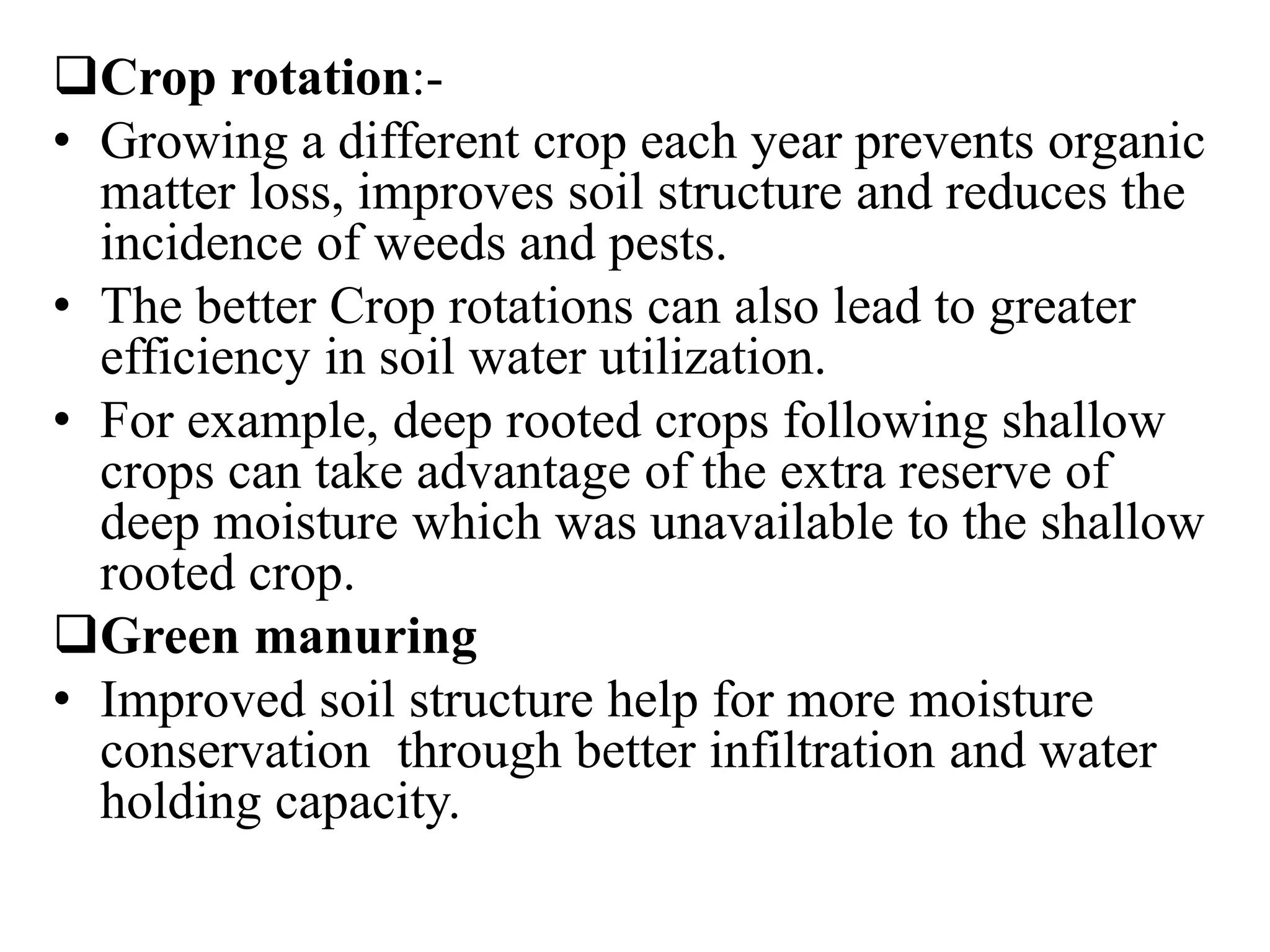 Soil moisture conservation role of mulching and hydrophilic polymers | PPTX